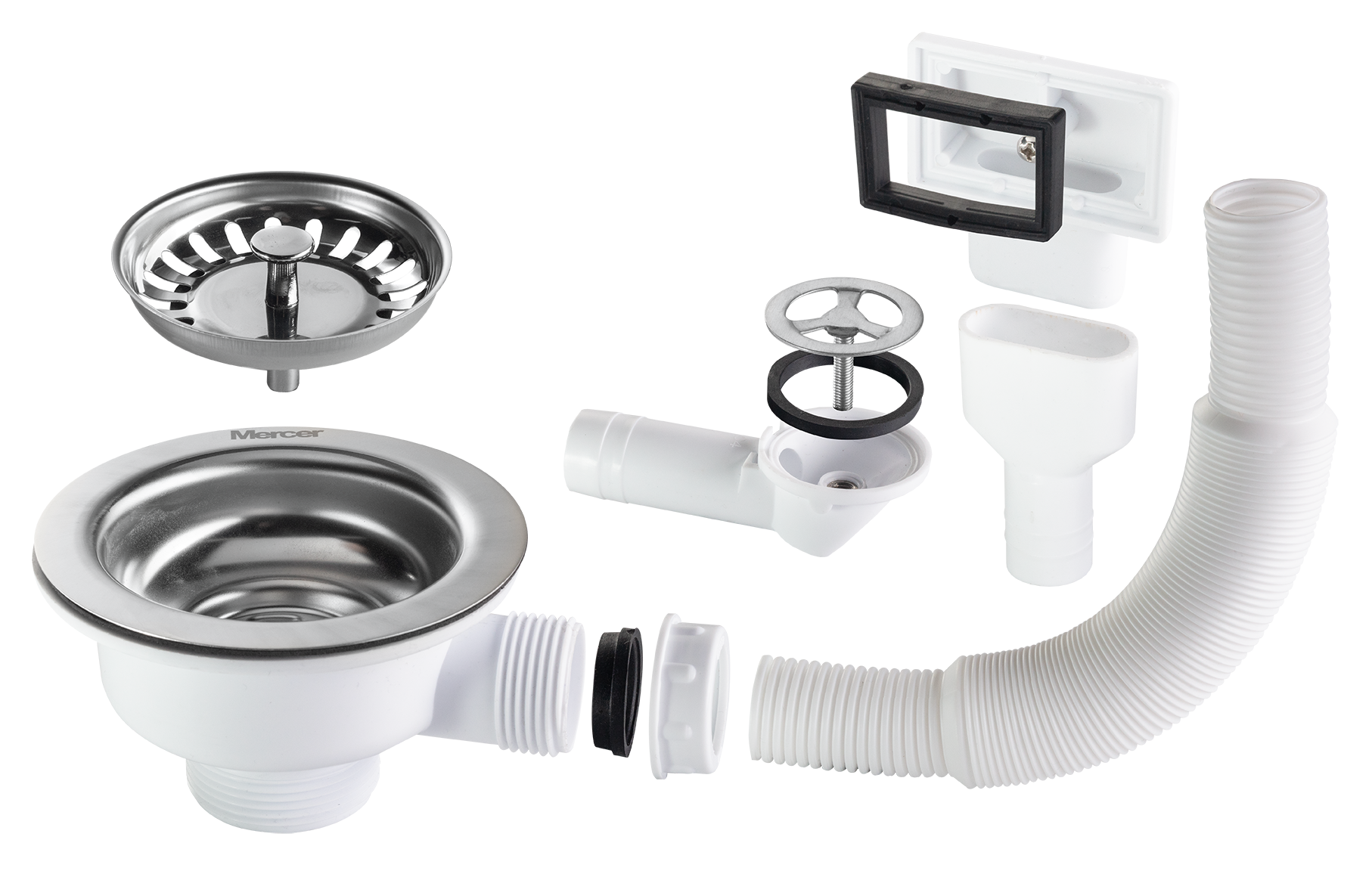 AW010 Stainless Steel Waste Kit | Mercer NZ